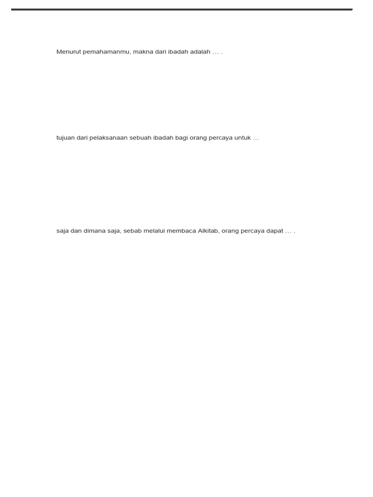 Soal PTS PAK Genap 2025 | PDF