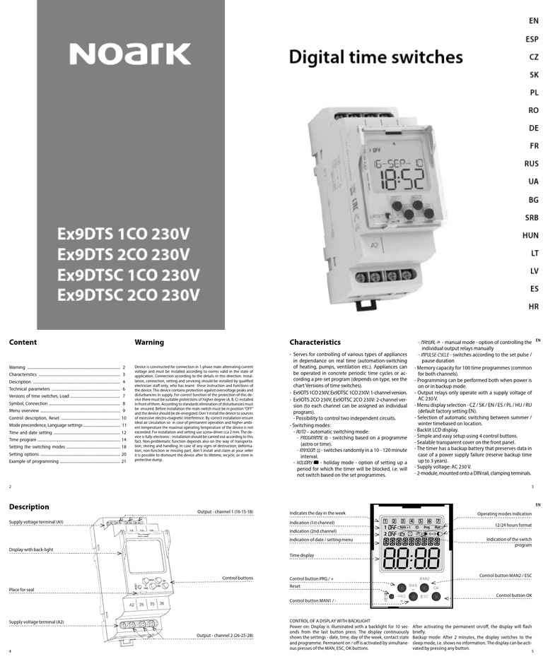 Manual Ex9dts Multilanguage | PDF | Mains Electricity | Electromagnetism