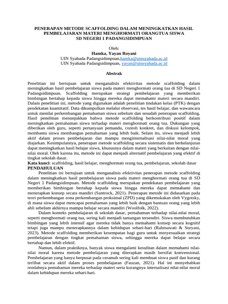 Contoh - Contoh Artikel | PDF