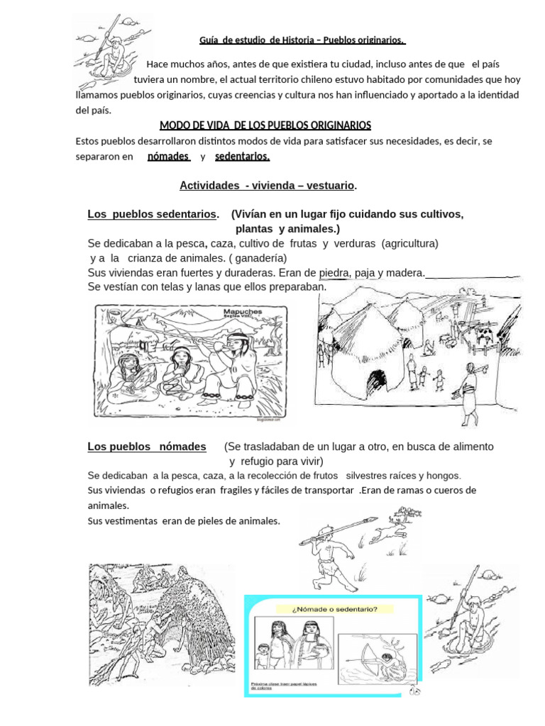 Guia Pueblos Originarios | PDF