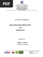 Activity Proposal Sample | PDF | Change | Behavior Modification