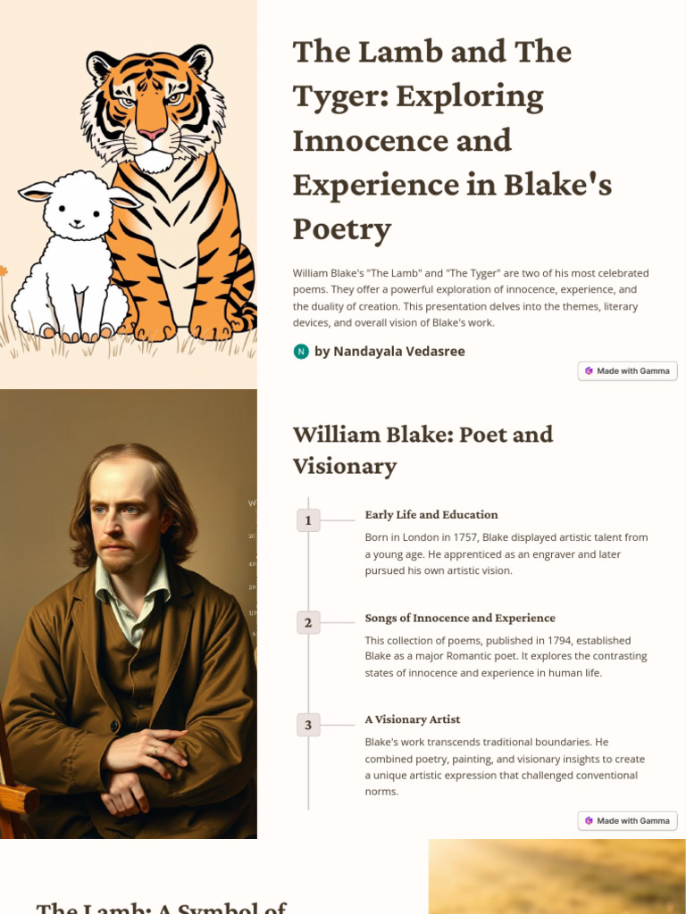 The-Lamb-and-The-Tyger-Exploring-Innocence-and-Experience-in-Blakes ...