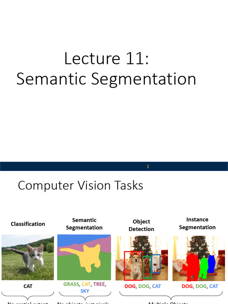 02 Semantic Segmentation 2024 | PDF | Image Segmentation | Computer Vision
