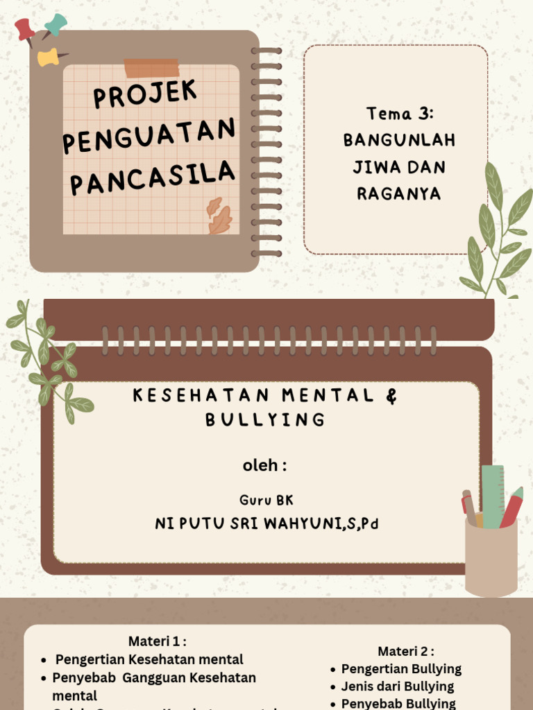 Kesehatan Mental dan Bullying: Panduan Lengkap | PDF