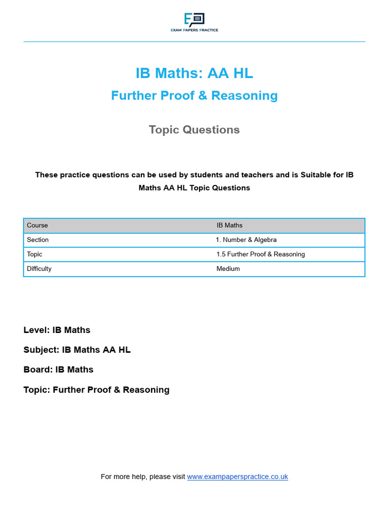 Further-Proof-Reasoning | PDF | Mathematical Proof | Mathematics