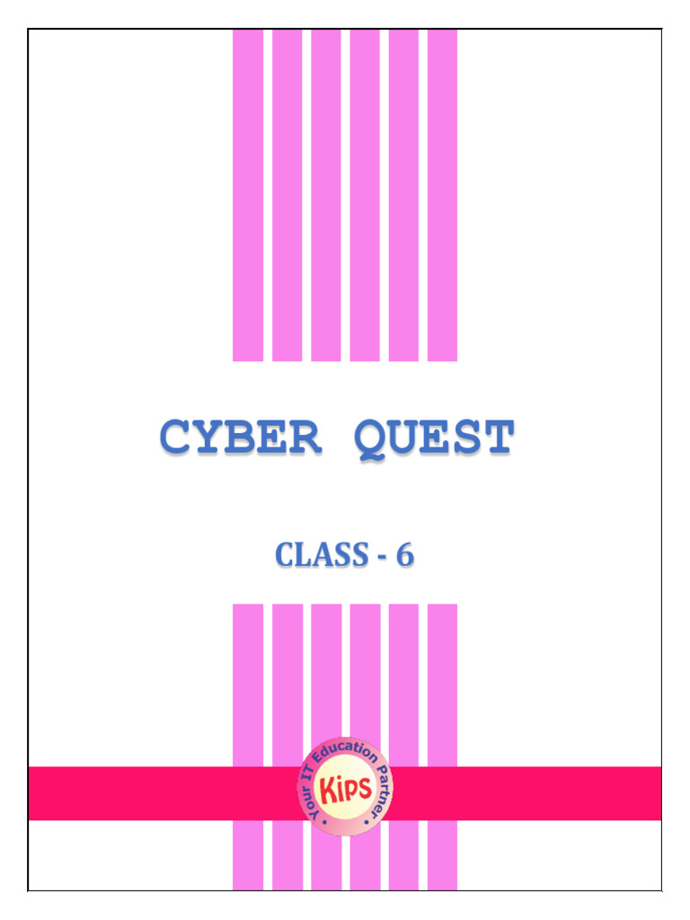 Cyber Quest - 6 To 8 Answer Key | PDF | Html Element | Computer Network