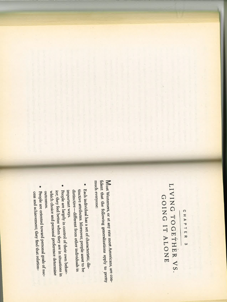 Living Together vs. Going It Alone | PDF