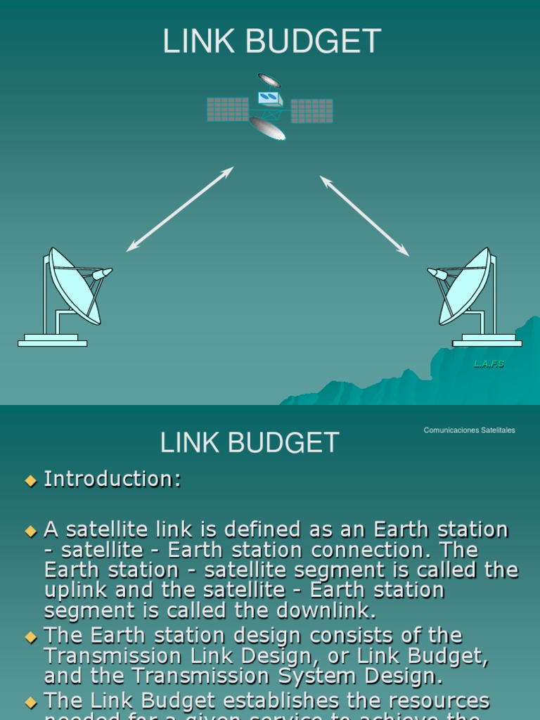 Link Budget | PDF | Science & Mathematics | Computers