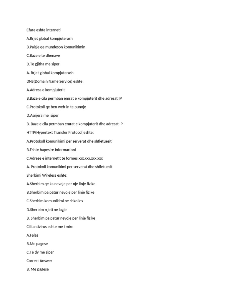 Cfare Eshte Interneti | PDF