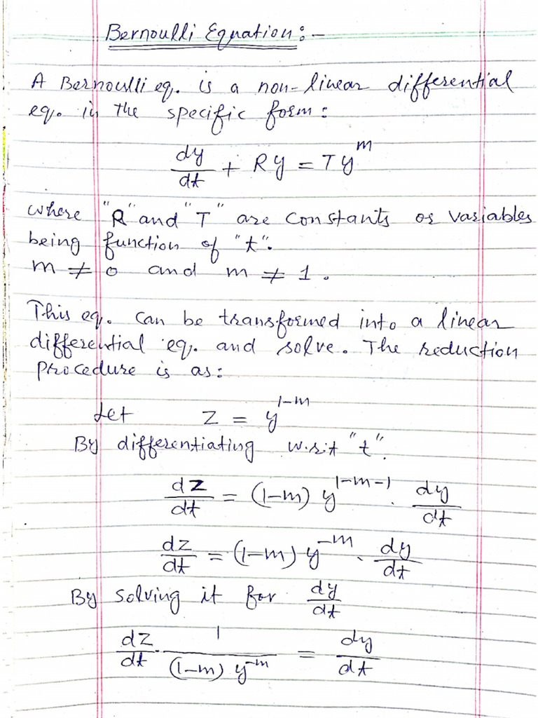 Bernoulli Equation | PDF
