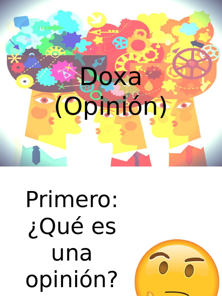 Doxa | PDF | Conocimiento | Verdad