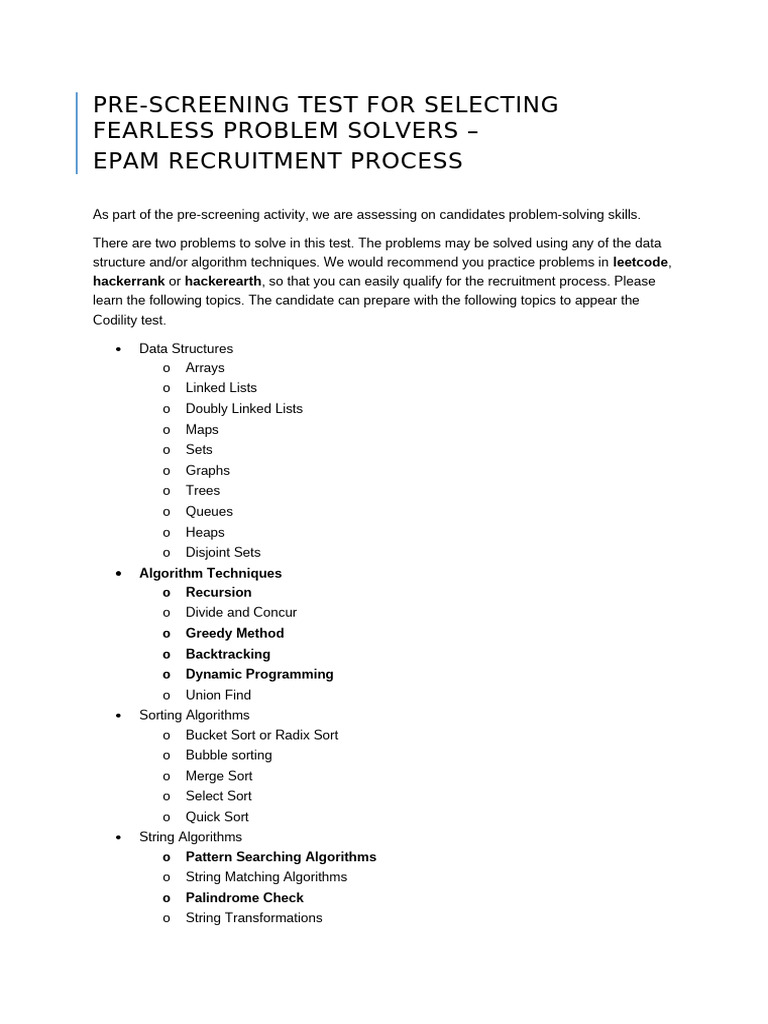 DSA Coding Tasks Prep | PDF
