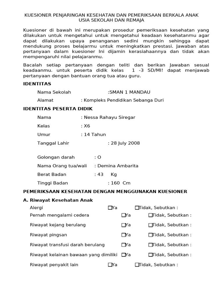 Nessa Rahayu Siregar | PDF