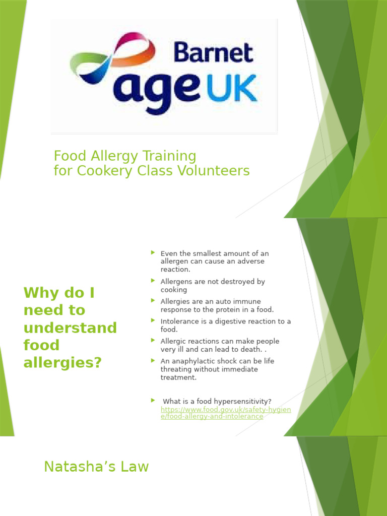 Food Allergy Training | PDF | Food Allergy | Cooking