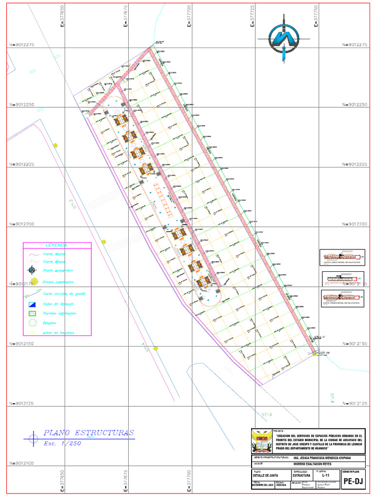 12.8.plano Detalle de Juntas-Estruc. - Juntas | PDF