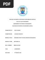 Liquid Limit Lab Report | PDF | Materials | Civil Engineering