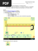 PhET Wave On A String Lab 1 | PDF | Frequency | Waves