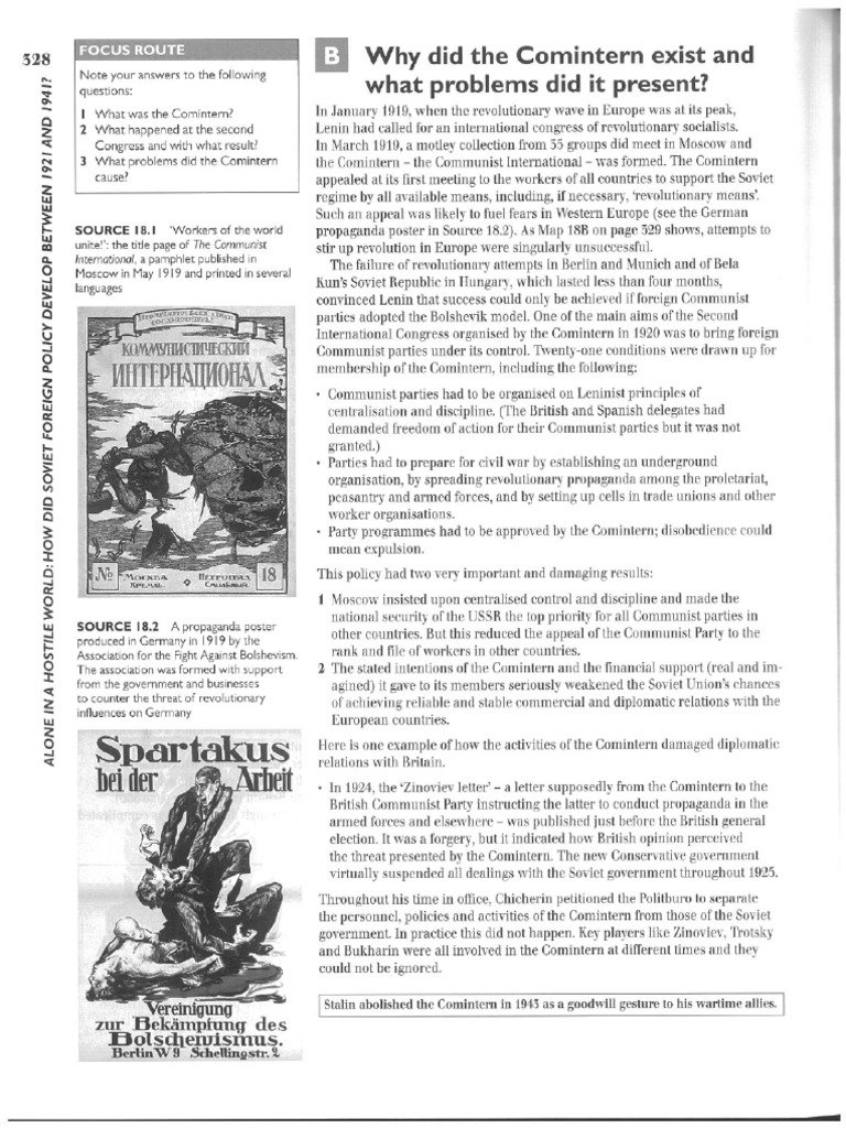 Why Did Comintern Exist (1) | PDF | Communist International | Communism