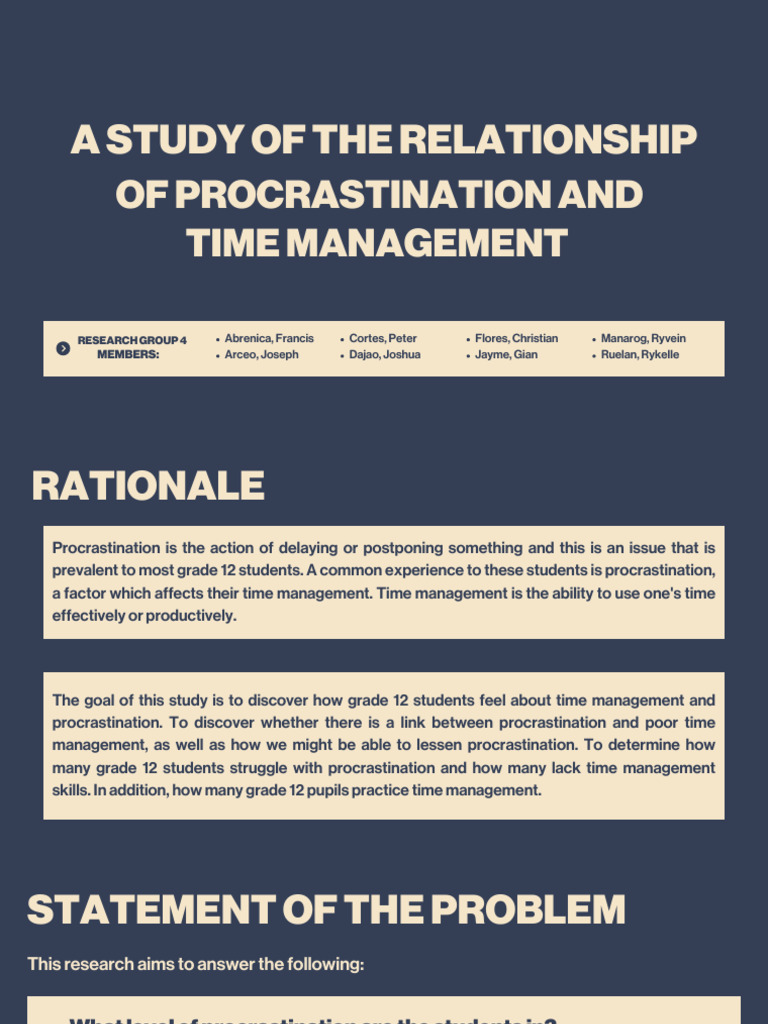 PPT_GROUP4_The-Relationship-of-Procrastination-and-Time-Management ...