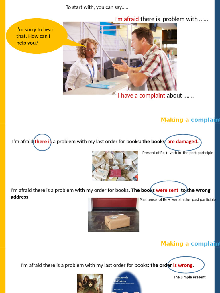 Unit_4_Receiving_and_Making_Complaints_Inf_Nov_16_2023 | PDF | Verb ...