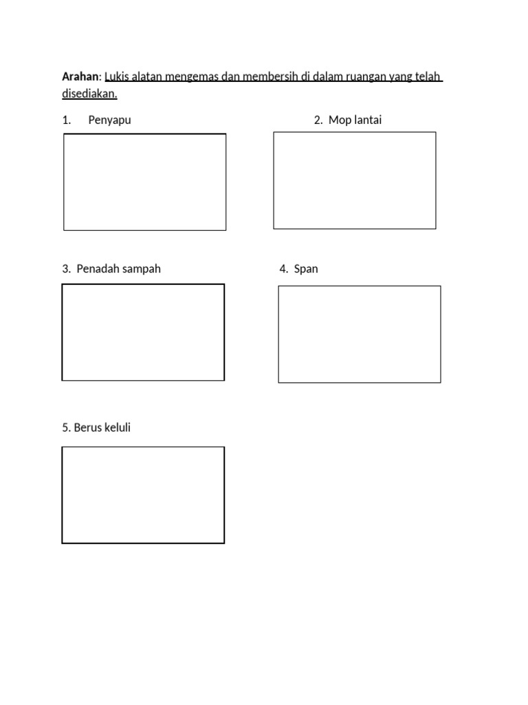 Soalan Melukis Alatan Mengemas | PDF