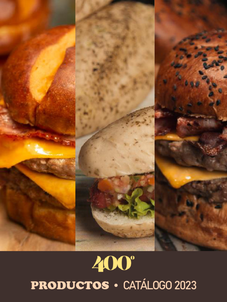 Catalogo FoodService 400° 2023 (Distribucion) | PDF | Panes | Alimentos basicos