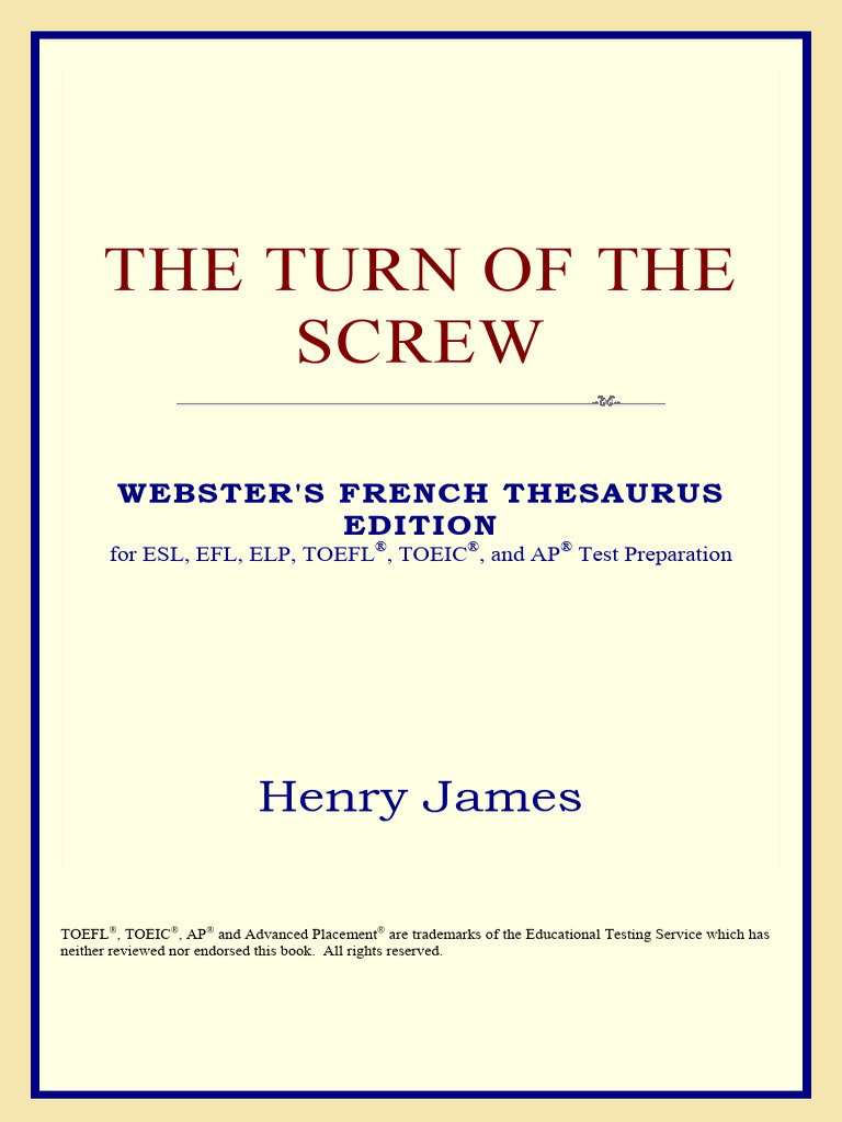 Henry James - The Turn of The Screw | PDF | Translations | English As A ...
