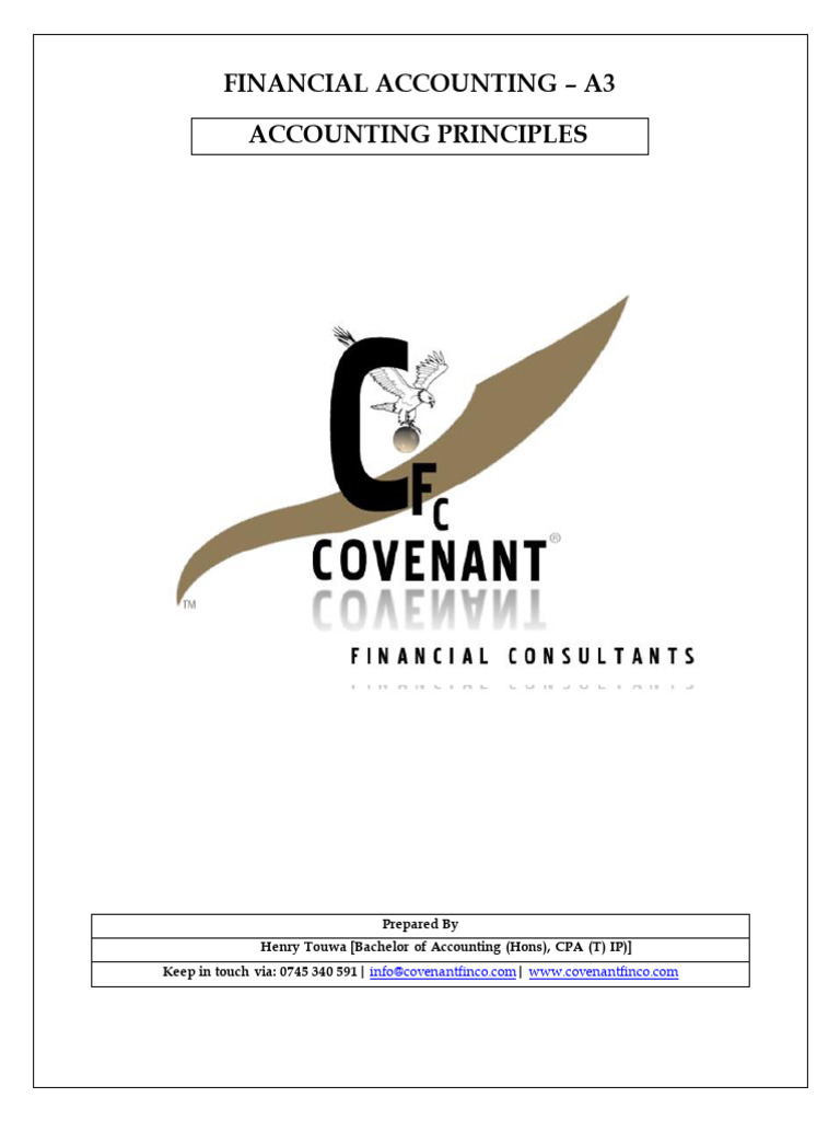 Introduction To Accounting - Accounting Principles | PDF | Financial ...