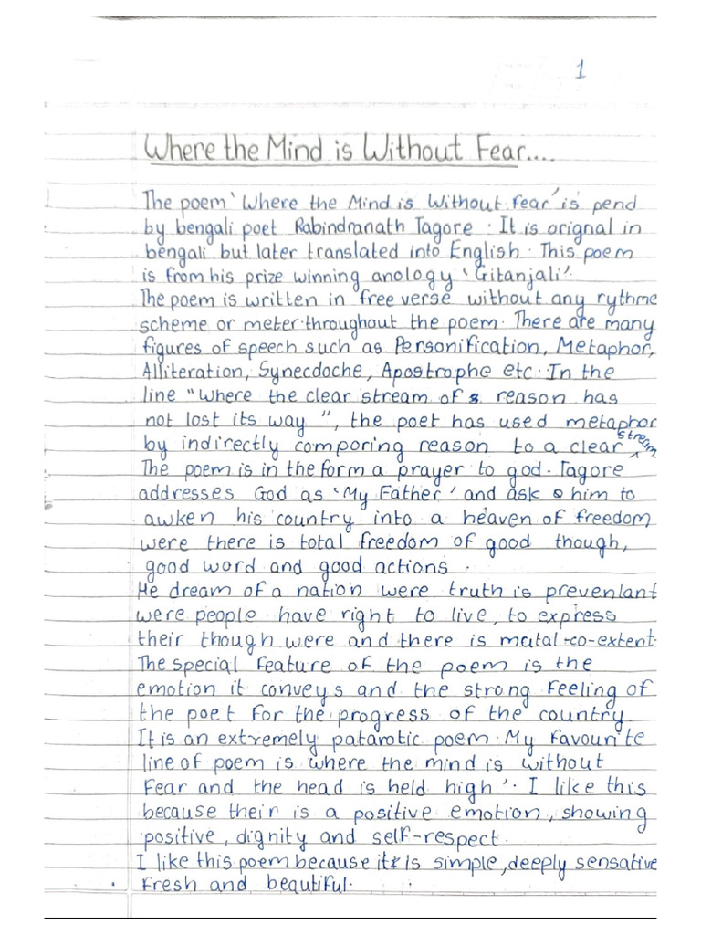 Critical Appreciation | PDF