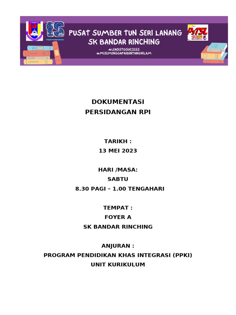 Dokumentasi - Persidangan Rpi | PDF