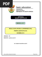 2024 NSC May June Exam Papers | PDF | Languages Of Africa