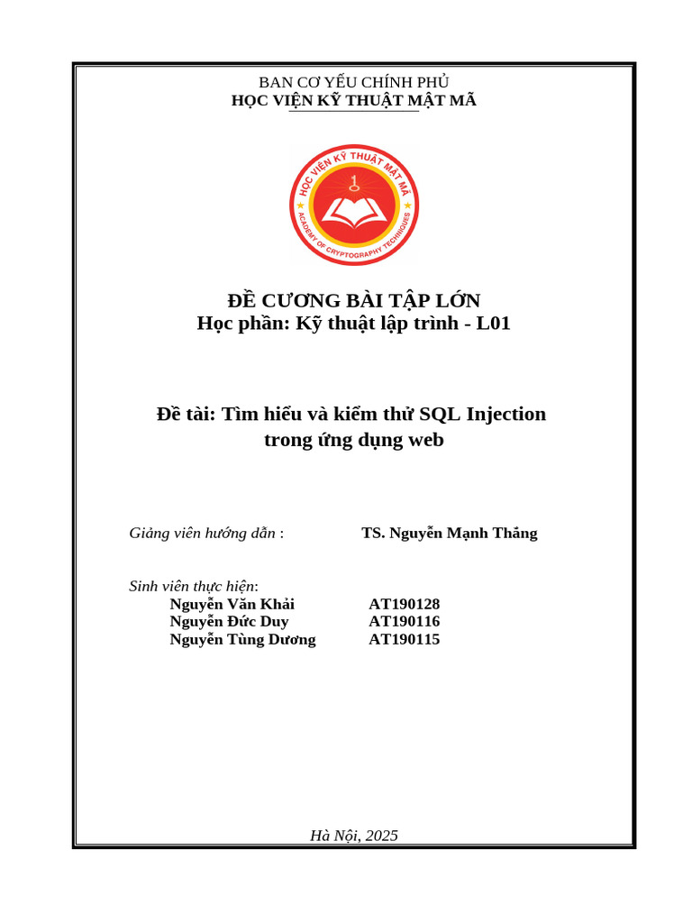 Đề cương Command injection | PDF