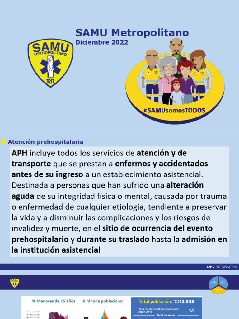 Emergencias SAMU: Llama al 131 | PDF | Cuidado de la salud | Infarto de ...