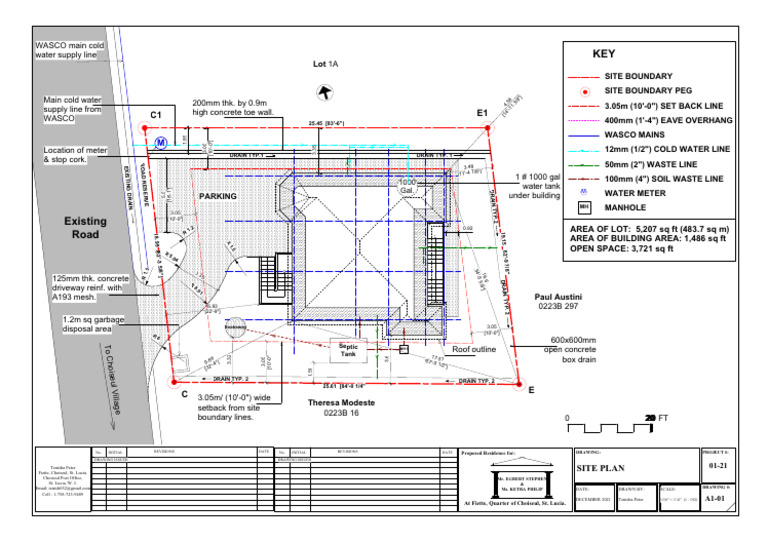 A1-01-SITE PLAN | PDF