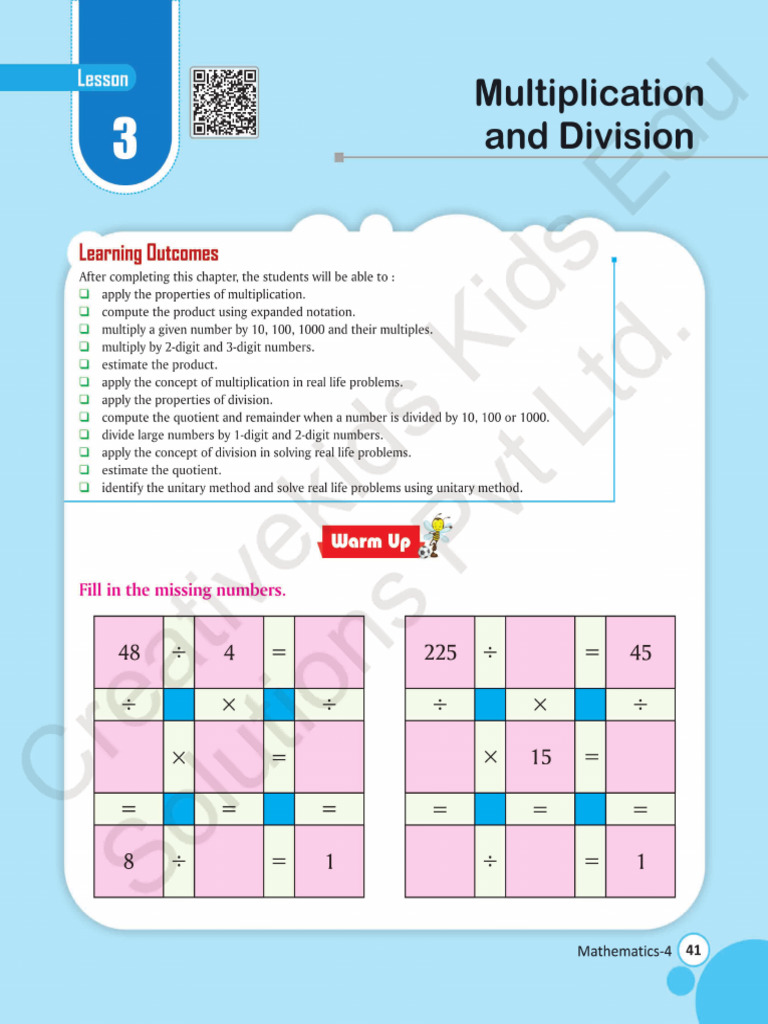 Multiplication and Division | PDF