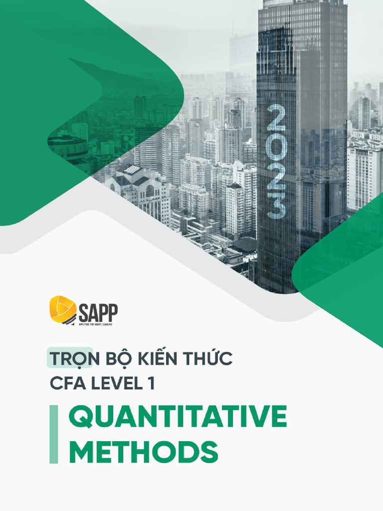 CFA Level 1 Quantitative Methods | PDF