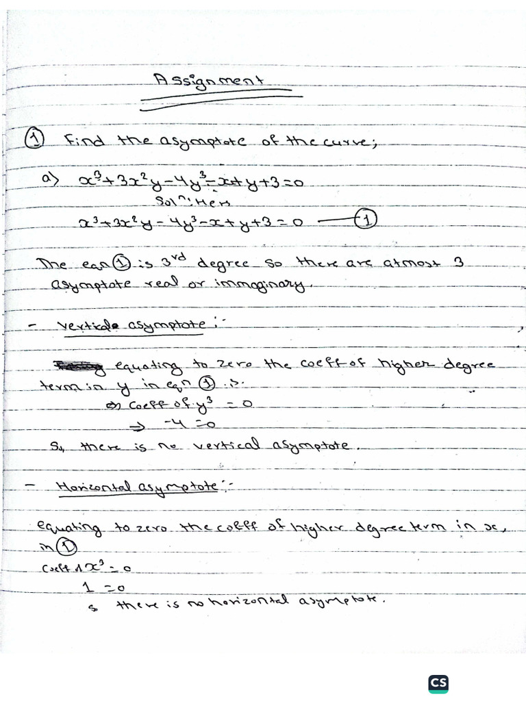 Calculus Assignment | PDF