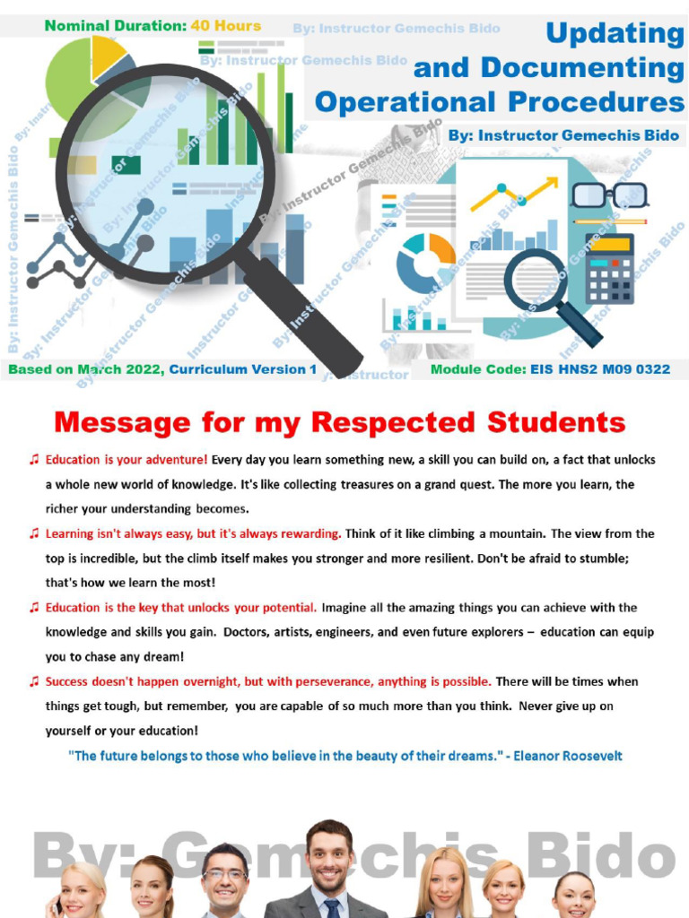 Updating and Documenting Operational Procedures | PDF