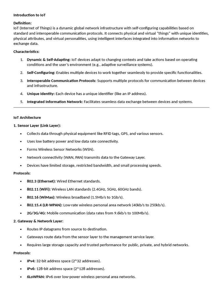 IOT_MID1 | PDF | Cloud Computing | Computer Network IOT_MID1 | PDF | Cloud Computing | Computer Network