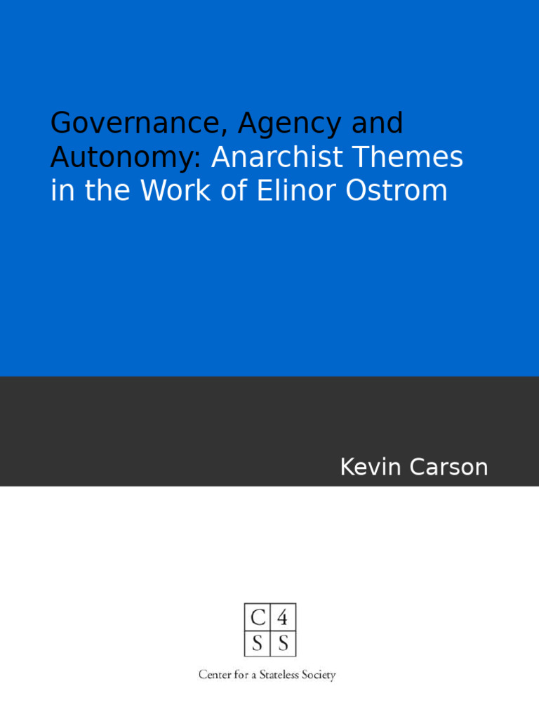 Anarchist Insights from Elinor Ostrom | PDF | Governance | Social Capital