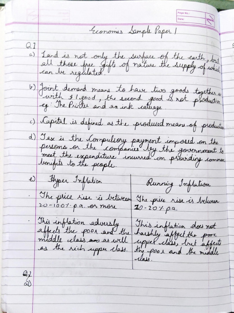 Eco Sample Paper 1 | PDF