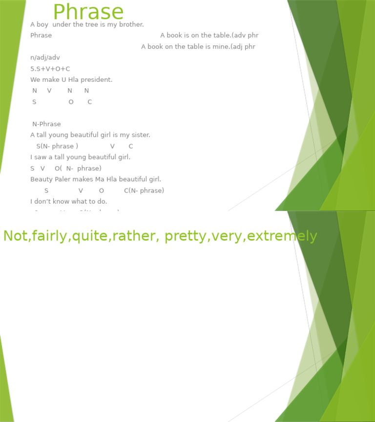 N Phrase | PDF