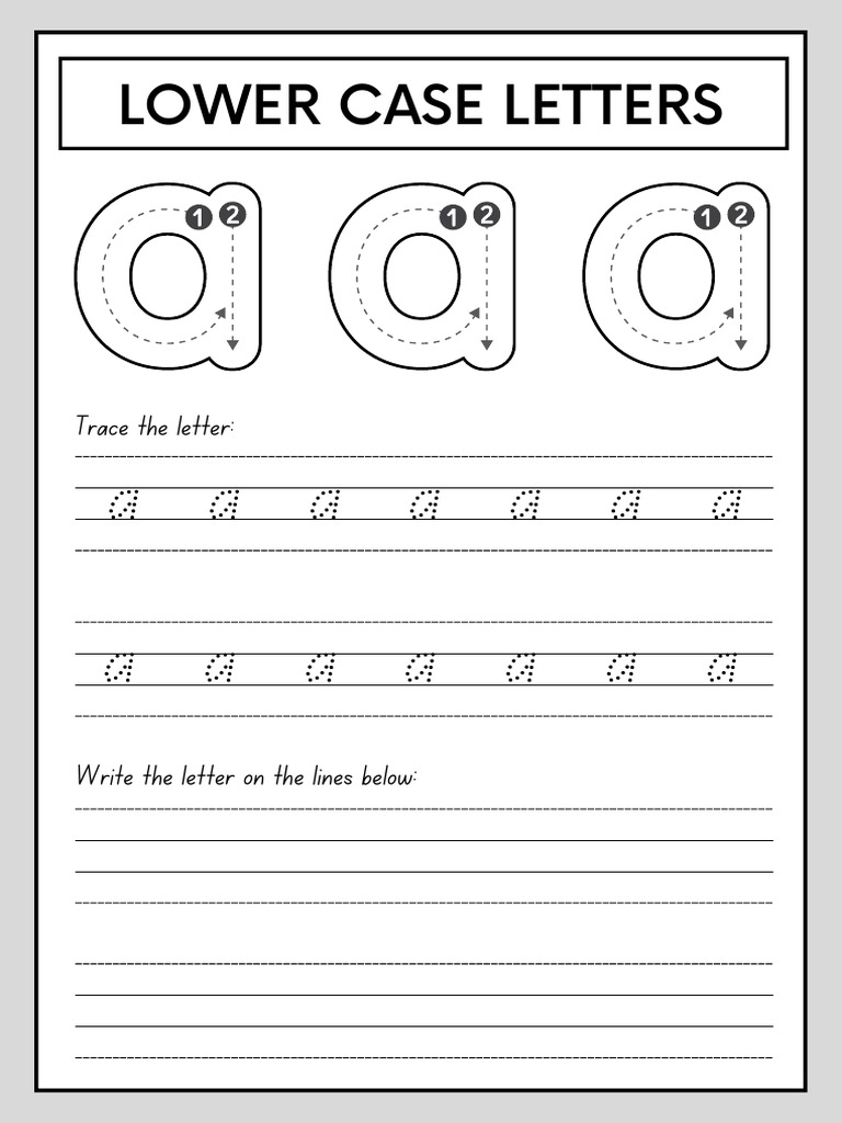 Alphabet Tracing Worksheet | PDF | Collation | Graphemes