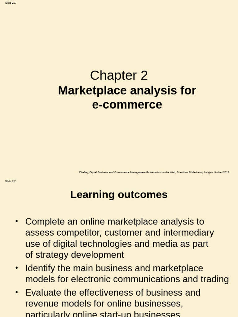 Chapter 2 - EB | PDF | Marketing | E Commerce