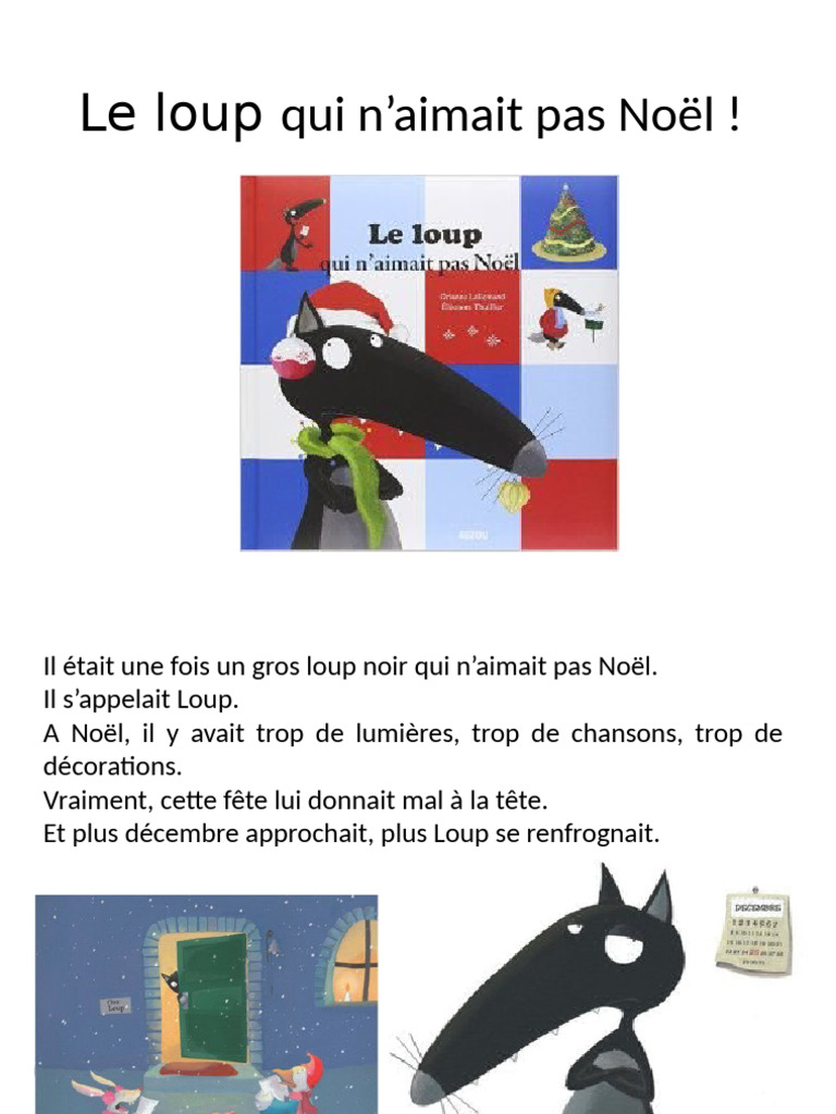 Le Loup Qui n Aimait Pas Noel | PDF | Noël