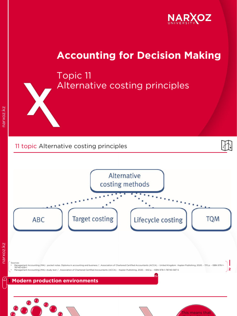 Lecture 11 - Alternative Costing Principles | PDF | Management Accounting | Business