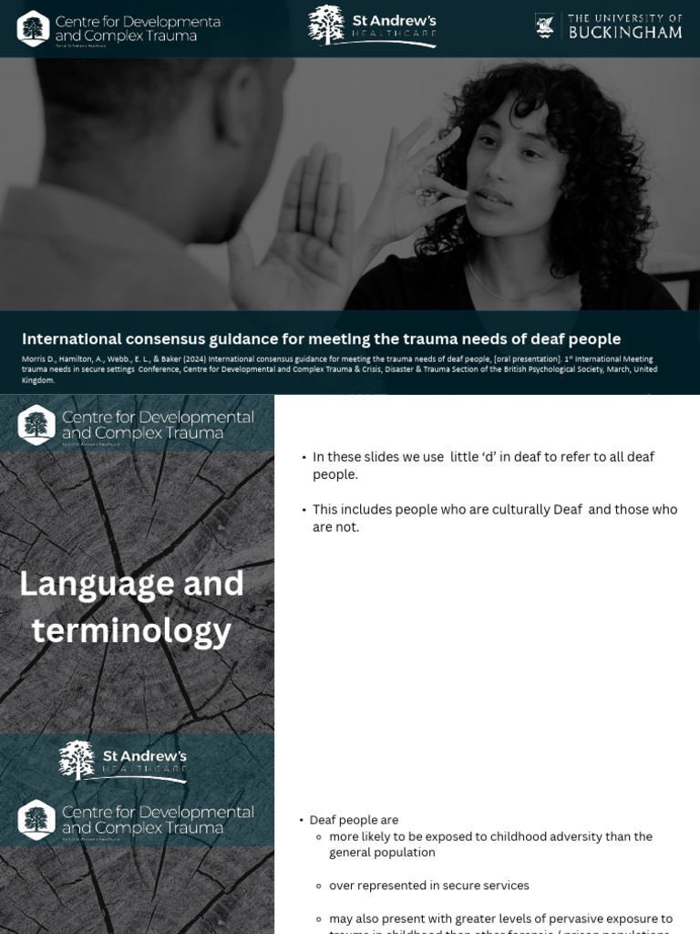 Dr. Hamilton Presentation International Consensus On Meeting The Trauma ...