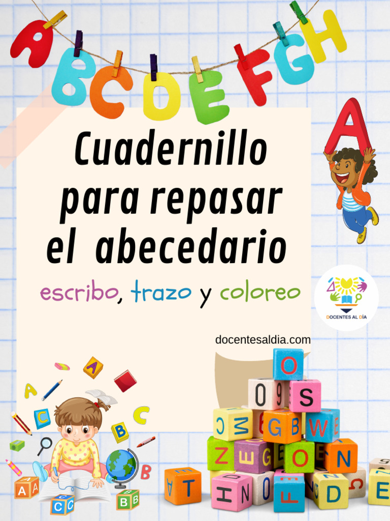 Cuadernillo para Repasar El Abecedario 1 1 | PDF | Notación | Impresión