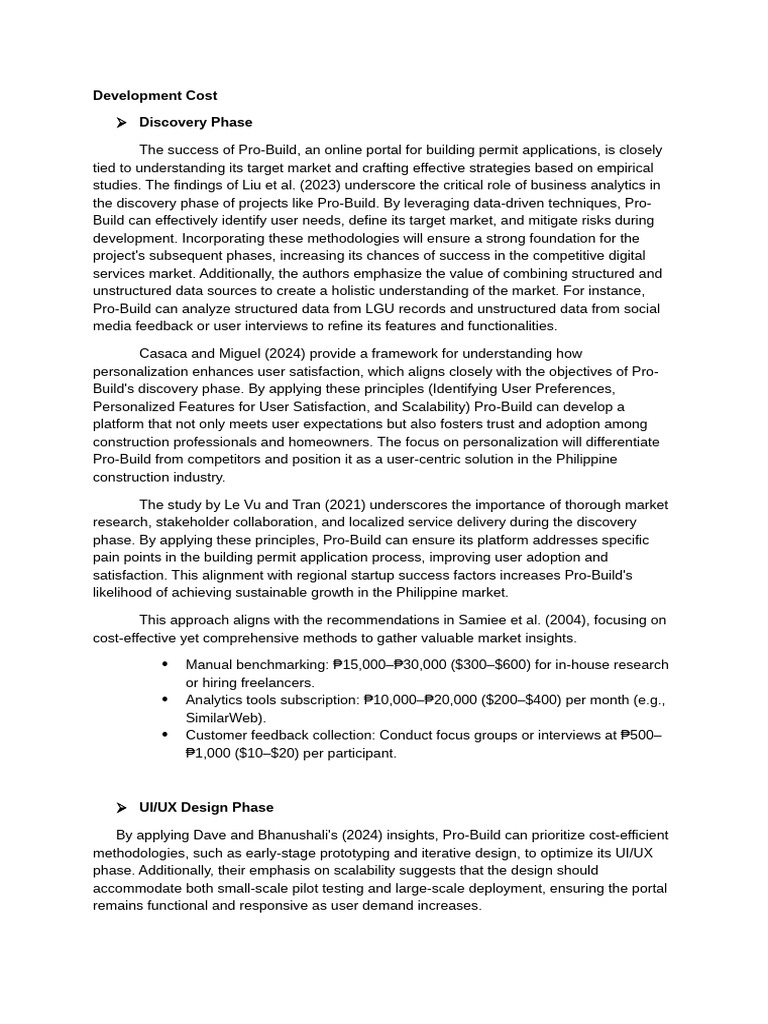 Financial Projections | PDF | Cloud Computing | Agile Software Development