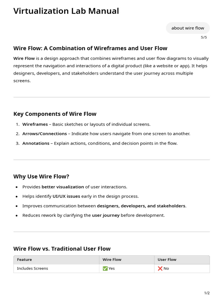 Wireflow Nithya | PDF